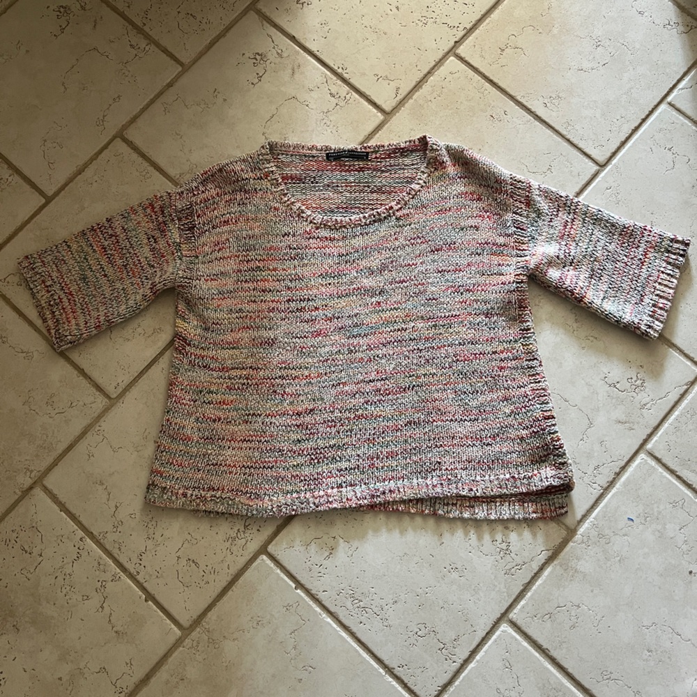 Peruvian Connection Rainbow Sweater - Gem